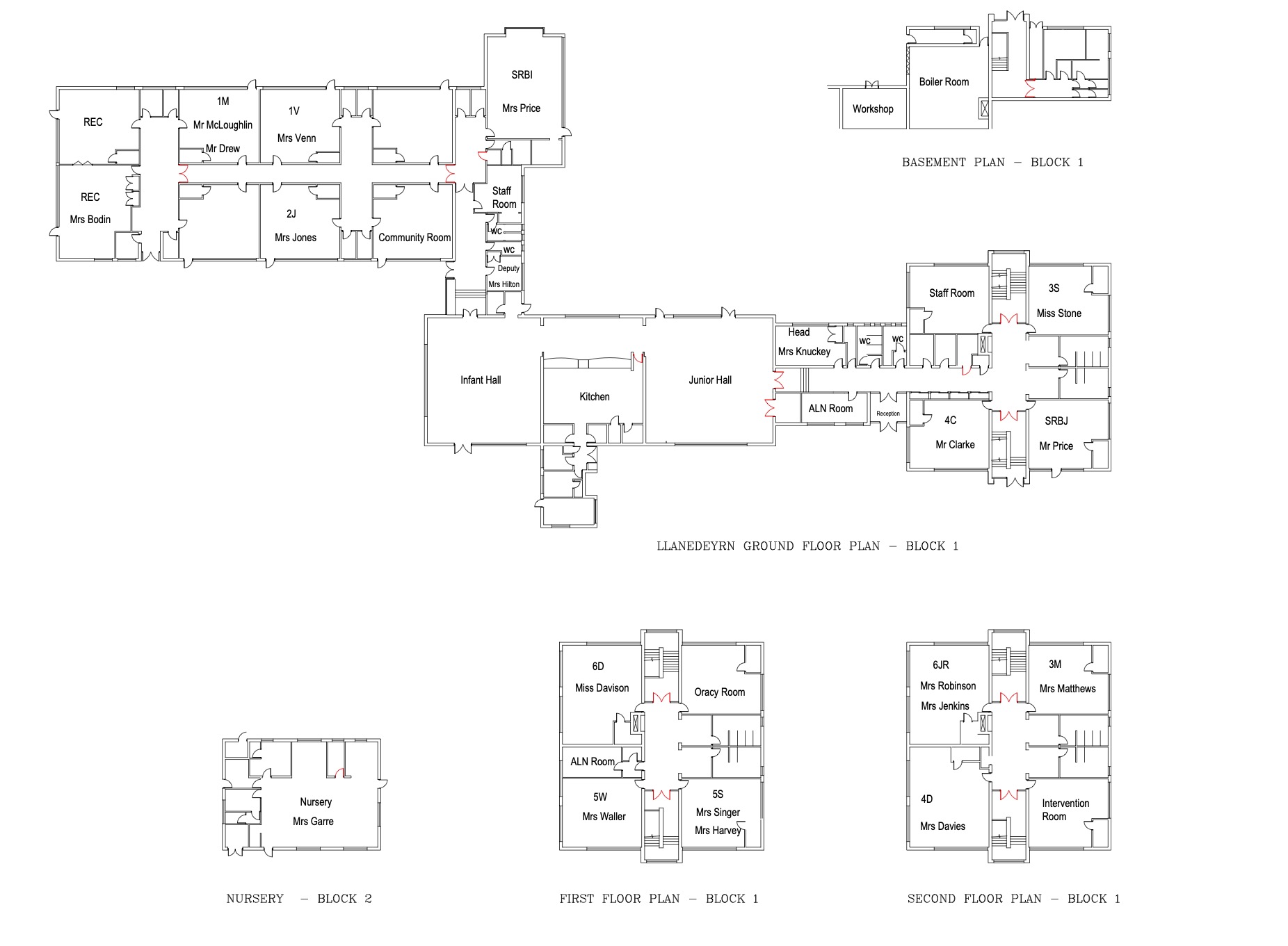 School Map – Llanedeyrn Primary School